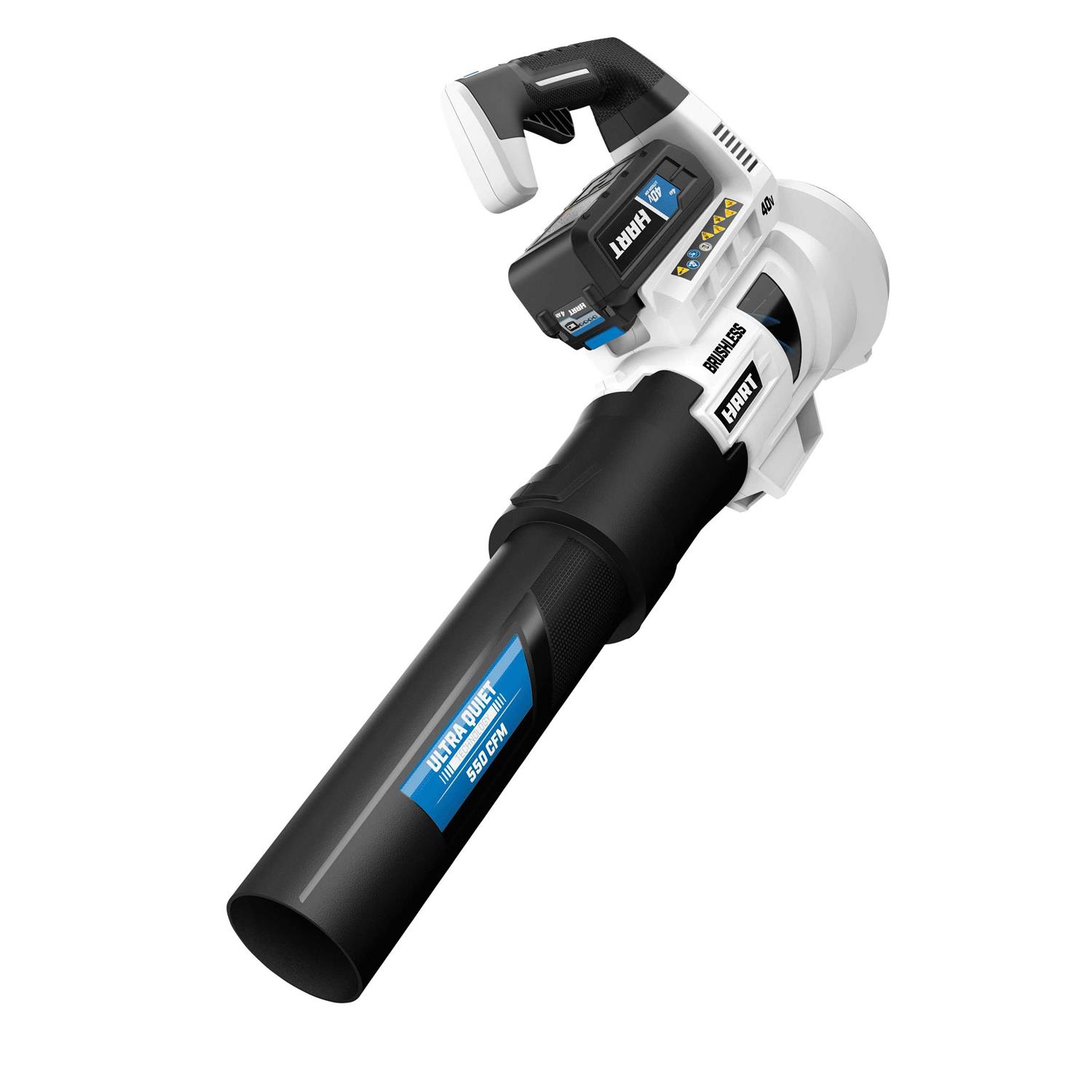 Hart 40-Volt Cordless Brushless Turbo Fan Blower Kit - Home & Office ...